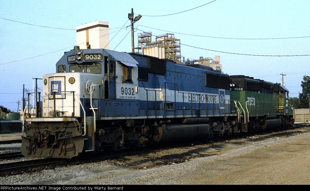 EMD 9032 and BN 7053